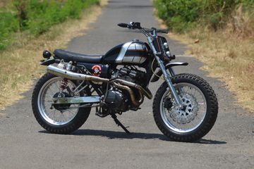 Modifikasi Honda Tiger Scrambler | Reviewmotors.co