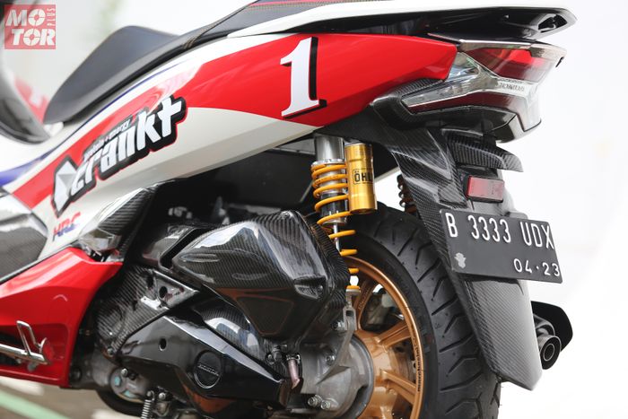 Modifikasi Honda PCX 150 Racing Look, Pakai Part Mewah Ala Superbike ...