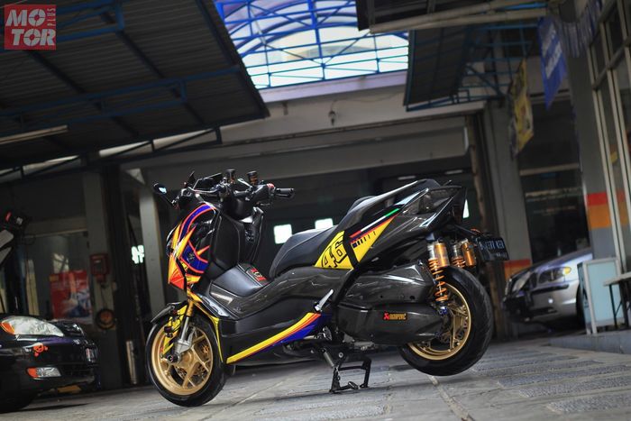 Sultan Nih, Modifikasi Yamaha XMAX Telan Biaya Rp 80 Juta, Pakai Motif ...