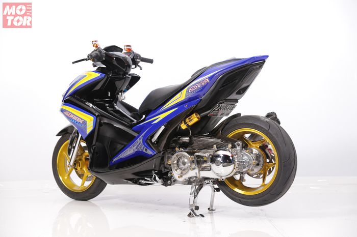Modifikasi Motor Yamaha Aerox 155 Konsep Street Racing, Masih Nyaman ...