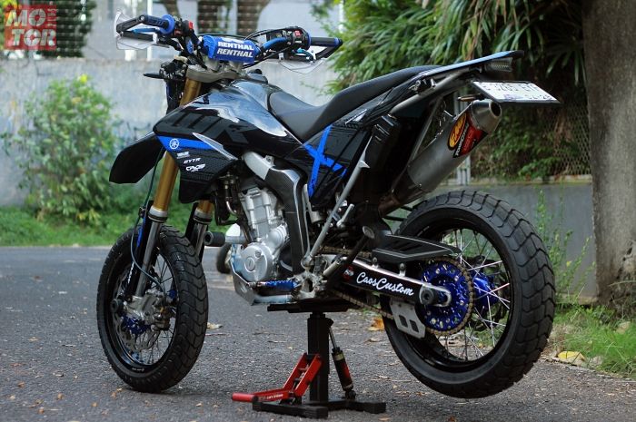 Modifikasi Motor Yamaha WR 250R, Jadi Supermoto Langka di Indonesia ...