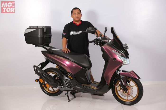 Modal Rp 15 Jutaan Modifikasi Motor Yamaha Lexi Gahar Buat Touring ...