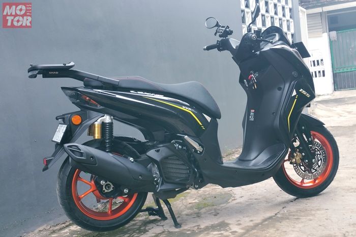 Modifikasi Motor Yamaha LEXi LX 155 2024 Pakai Velg Aerox Siap Touring ...
