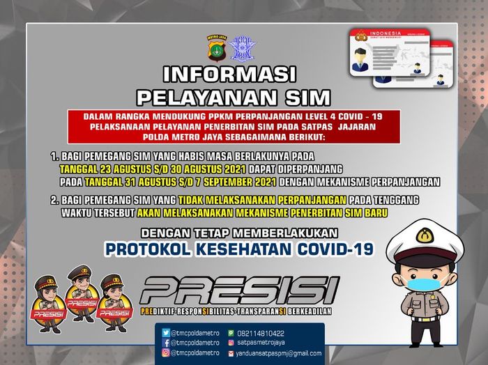 Masa Berlaku SIM Mati Cukup Perpanjang, Cepetan Urus Biaya Resminya ... Masa Berlaku SIM Mati Cukup Perpanjang, Cepetan Urus Biaya Resminya ...