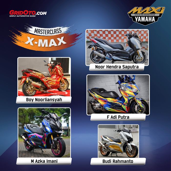 Modifikasi Yamaha XMAX Yang Lolos 40 Besar Customaxi 2021, Ketat Banget ...
