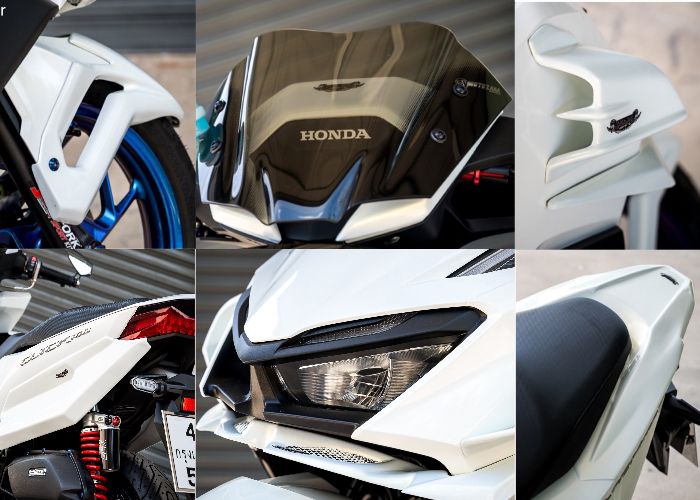 Modifikasi Motor Vario 160, Body Kit Dari Thailand Bikin Tampilan ...