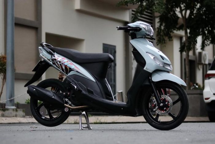 Motor Modifikasi Yamaha Mio Smile, Simpel Nan Elegan Pakai Aksesoris ...