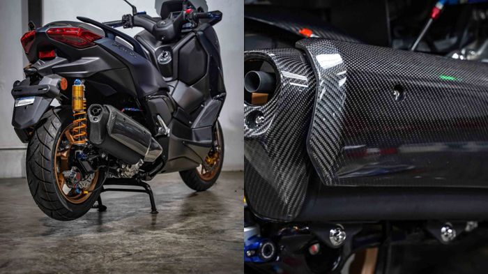 Modifikasi Motor Yamaha XMAX Terbaru, Kaki-kaki Makin Terlihat Gagah ...
