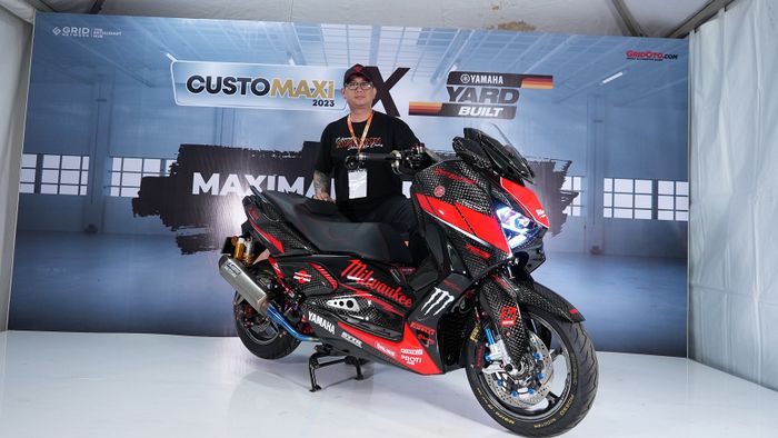 Video Modifikasi Motor Yamaha XMAX di CustoMAXI X Yard Built 2023, Mana ...