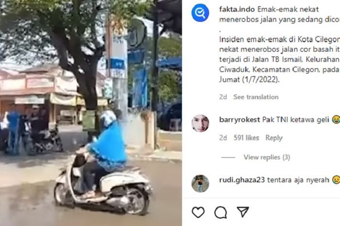 7 Kasus Motor Terobos Jalan Dicor Belum Kering Bikin Warga Emosi, Bukan ... 7 Kasus Motor Terobos Jalan Dicor Belum Kering Bikin Warga Emosi, Bukan ...