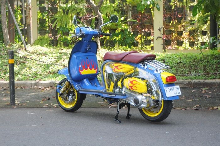 Modifikasi Motor Royal Alloy GP150 Main Warna Tambah Kalcer Ongkos Cuma ...