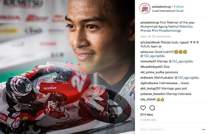 Bikin Harum Nama Indonesia, Pembalap ini Start 1 dan 2 di Ajang Asia ... Bikin Harum Nama Indonesia, Pembalap ini Start 1 dan 2 di Ajang Asia ...