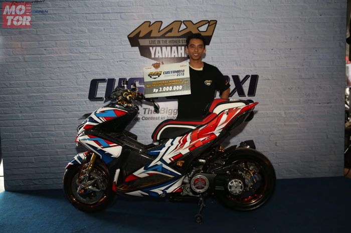Modifikasi Motor Yamaha Aerox dari Denpasar Jadi Makin Mewah, Pakai ...