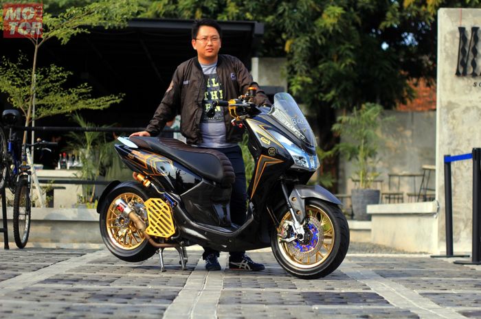 Modifikasi Yamaha Lexi, Kental Aura RX-King, Mesin Kena Upgrade ...