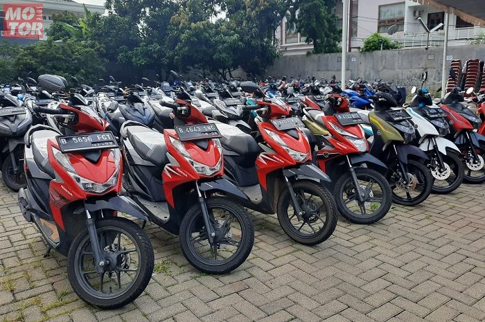 Motor Matic di Bawah 150 cc Banyak Dilelang, Honda BeAT Tahun 2022 ...