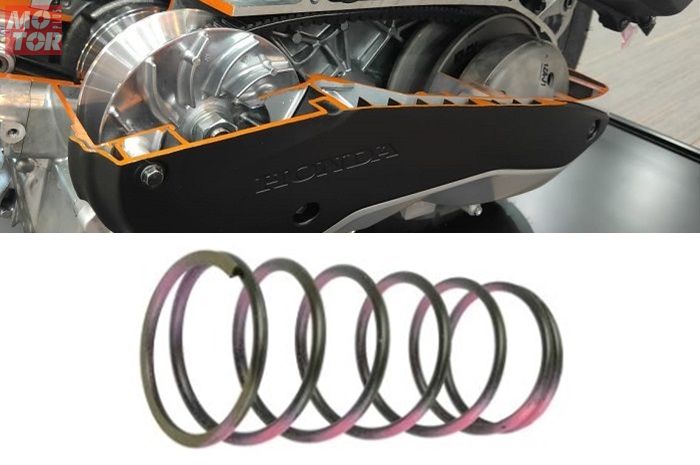 Efek Per CVT Motor Matic Honda PCX 160 Dibiarkan Lemah, Cepat Cek ...