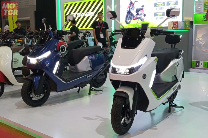 Motor Listrik Baru Saige SG-MAX Meluncur di PRJ, Sekali Charge Bisa ...