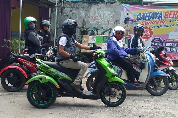 Salut! Komunitas Motor Difabel Motor Roda 3 Club Gelar Bakti Sosial ...