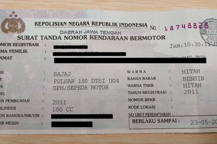 5 Syarat Perpanjang STNK 5 Tahunan, Bawa Uang Buat Bayar Pajak Motor ...