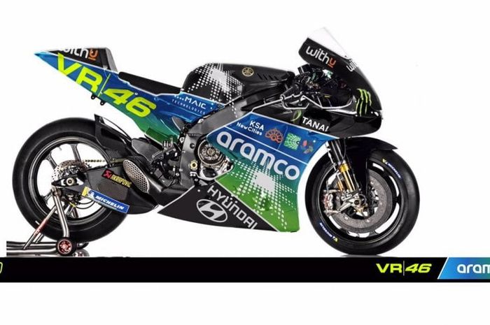 Bocor, Penampakan Livery Tim VR46 Milik Rossi Bareng Sultan Arab Saudi ...