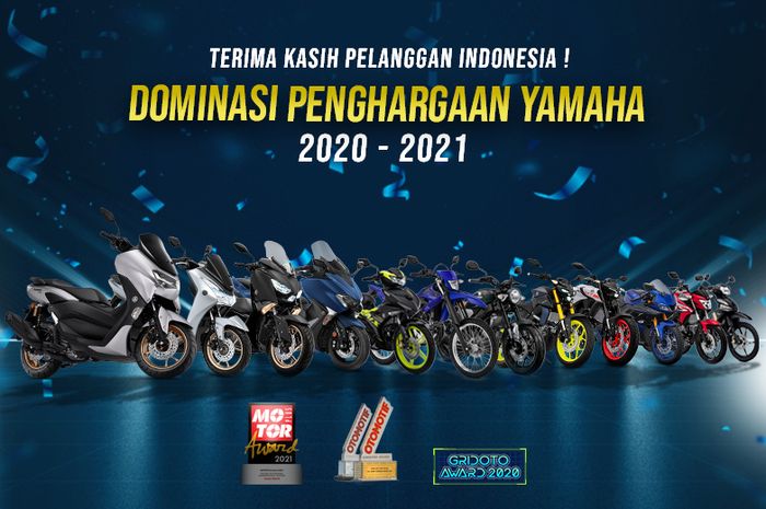 Raih 11 Penghargaan di Motor Plus Award 2021, Yamaha: Ini Pencapaian ...