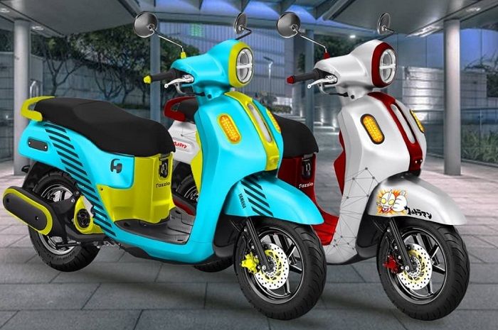 Modifikasi Digital Yamaha Fazzio Crossmate Sampai Cozmofazzio, Keren ...