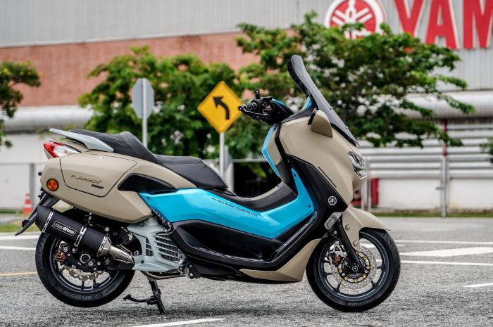 Modifikasi Motor Yamaha NMAX, Gaya Touring Ala Biker Thailand - Motorplus