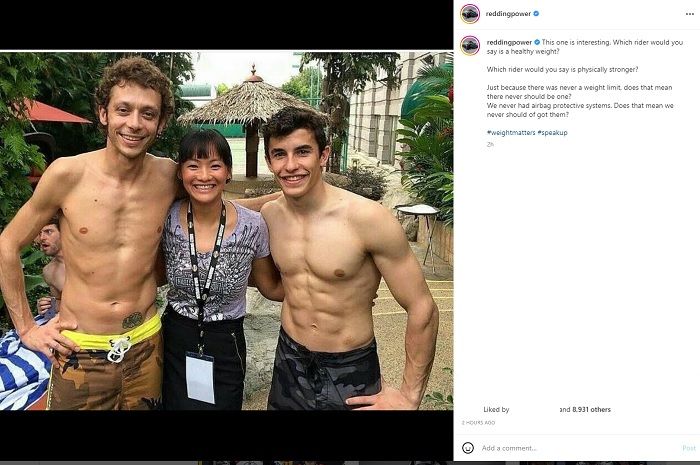 Pembalap WSBK Posting Foto Valentino Rossi dan Marc Marquez Telanjang ... Pembalap WSBK Posting Foto Valentino Rossi dan Marc Marquez Telanjang ...