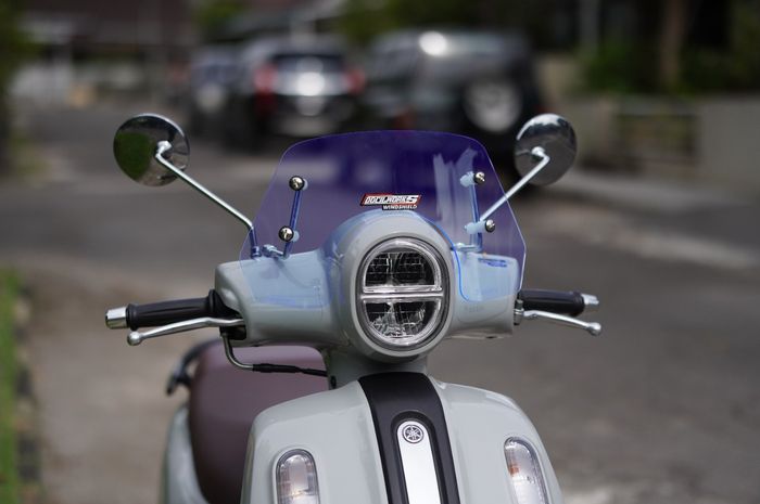Modifikasi Yamaha Fazzio Pakai Visor Garapan Docilworks, Murah Meriah ...