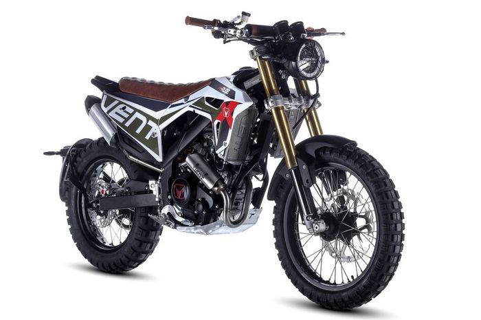 Motor Vent X-Rude 125 Asal Italia, Gaya Ala Motor Custom Retro ...