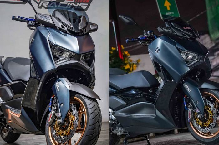 Modifikasi Motor Yamaha XMAX Terbaru, Kaki-kaki Makin Terlihat Gagah ...