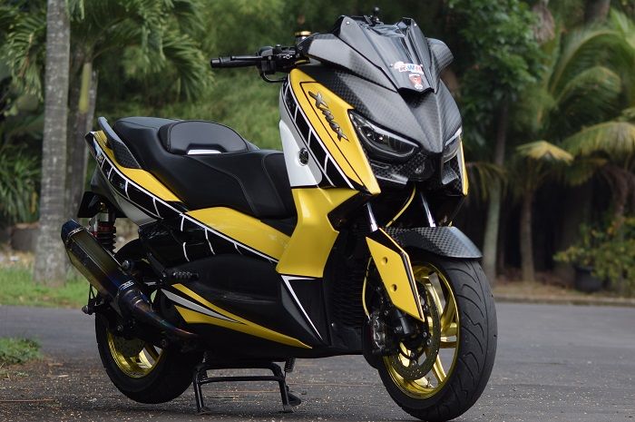 Modifikasi Motor Yamaha XMAX Istimewa, Livery Spesial Mesin Bore Up dan ...