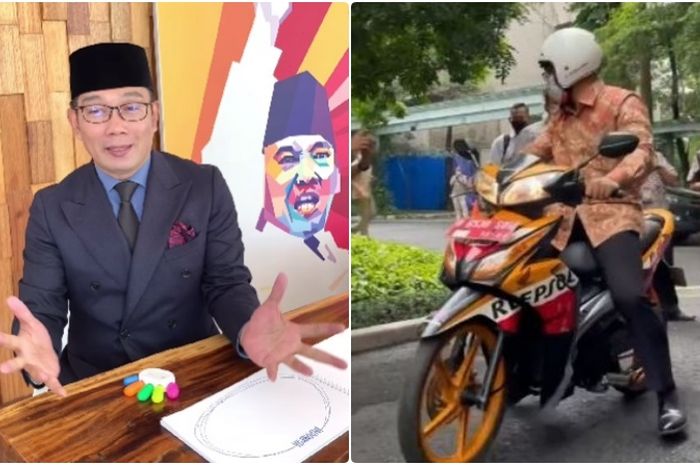 Ridwan Kamil Diprediksi Jadi Cawapres Ganjar Pranowo Pamer Motor Honda