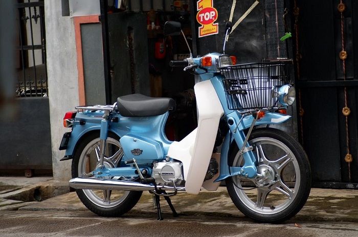 Lucu Nih, Modifikasi Honda Super Cub Jepang Basis Astrea Star, Siapkan ...