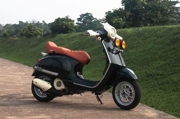 Modifikasi Motor Vespa Primavera dan Sprint Tambah Kalcer Pasang ...