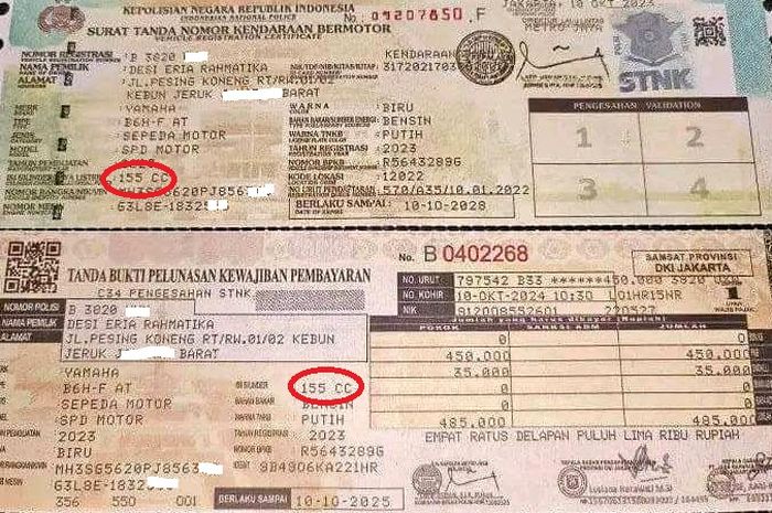 Segera Cek STNK Motor Anda Cari Kode Ini Jika Angkanya Besar Tak Bisa ...